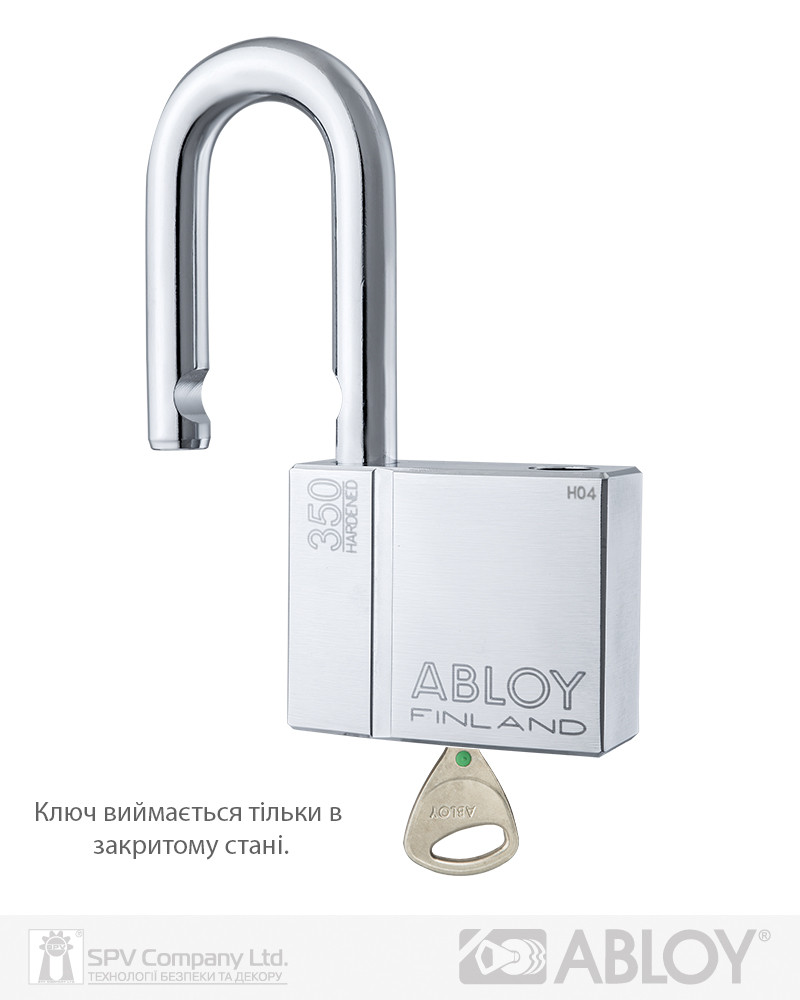 Замок висячий ABLOY PL350 SENTRY BA66EE 2KEY STR_B NR_shackle 50мм 14мм ...