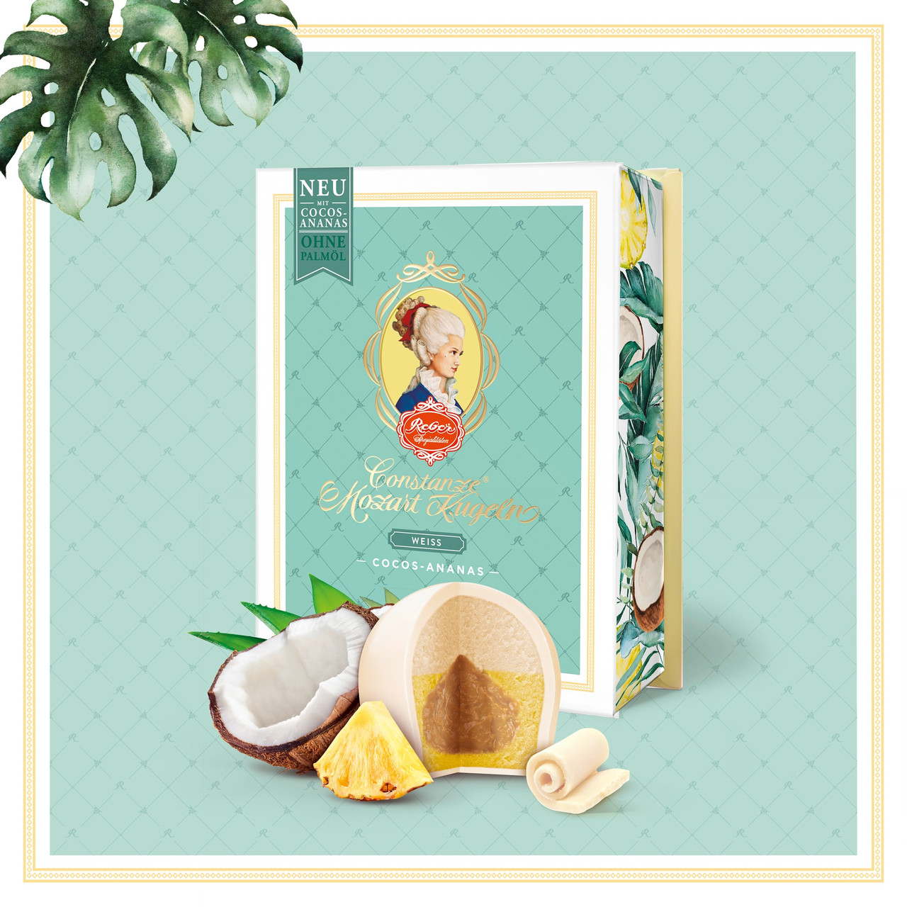 Шоколадні цукерки Reber Mozart Kugeln з марципаном, 240 р., ціна 295 ...