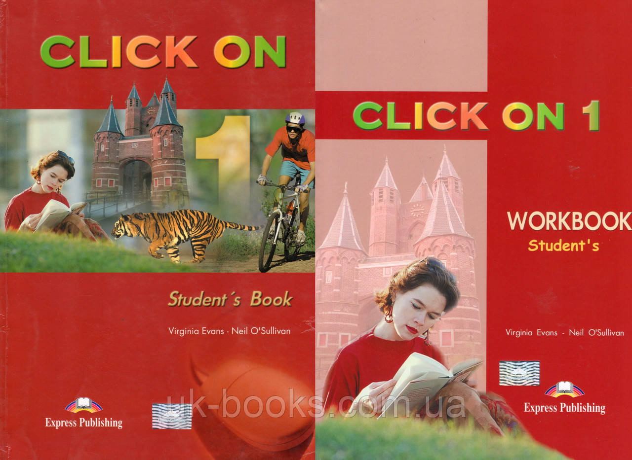 Купить Підручник та Зошит Click On 1 Student's Book + Workbook, цена 452 ₴ — Prom.ua (ID#1675824847)