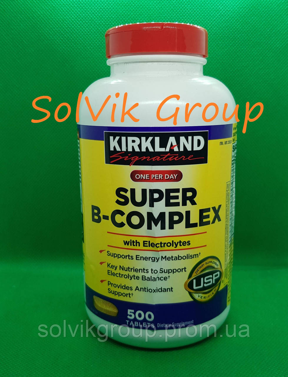 Витамины Kirkland Signature Super-B Complex с электролитами, 500 ...