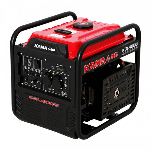 Купить Генератор бензиновый KAMA KGL-4000-I 4 кВА, 1 фаза, ручной ...