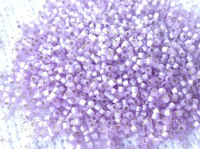 Японский бисер Miyuki Delica 11/0 DB0629 Silver Lined Lavender ...