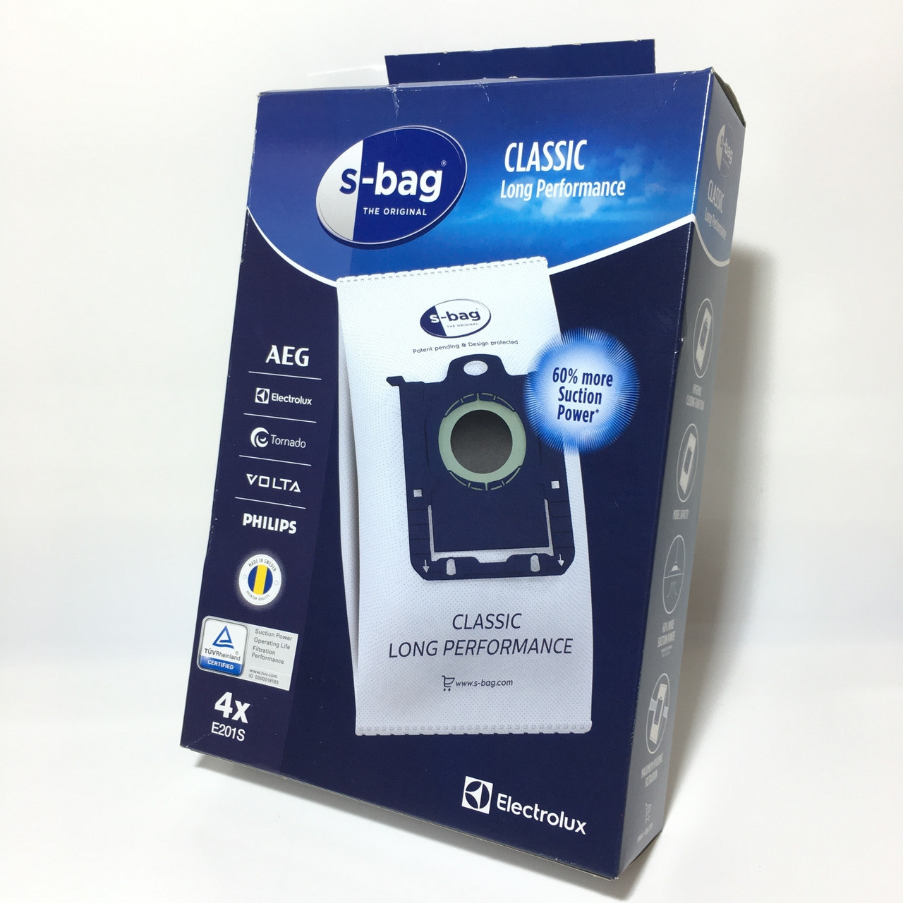 Набір мішків S-Bag для пилососа Philips Electrolux E201S, FC8021 ...