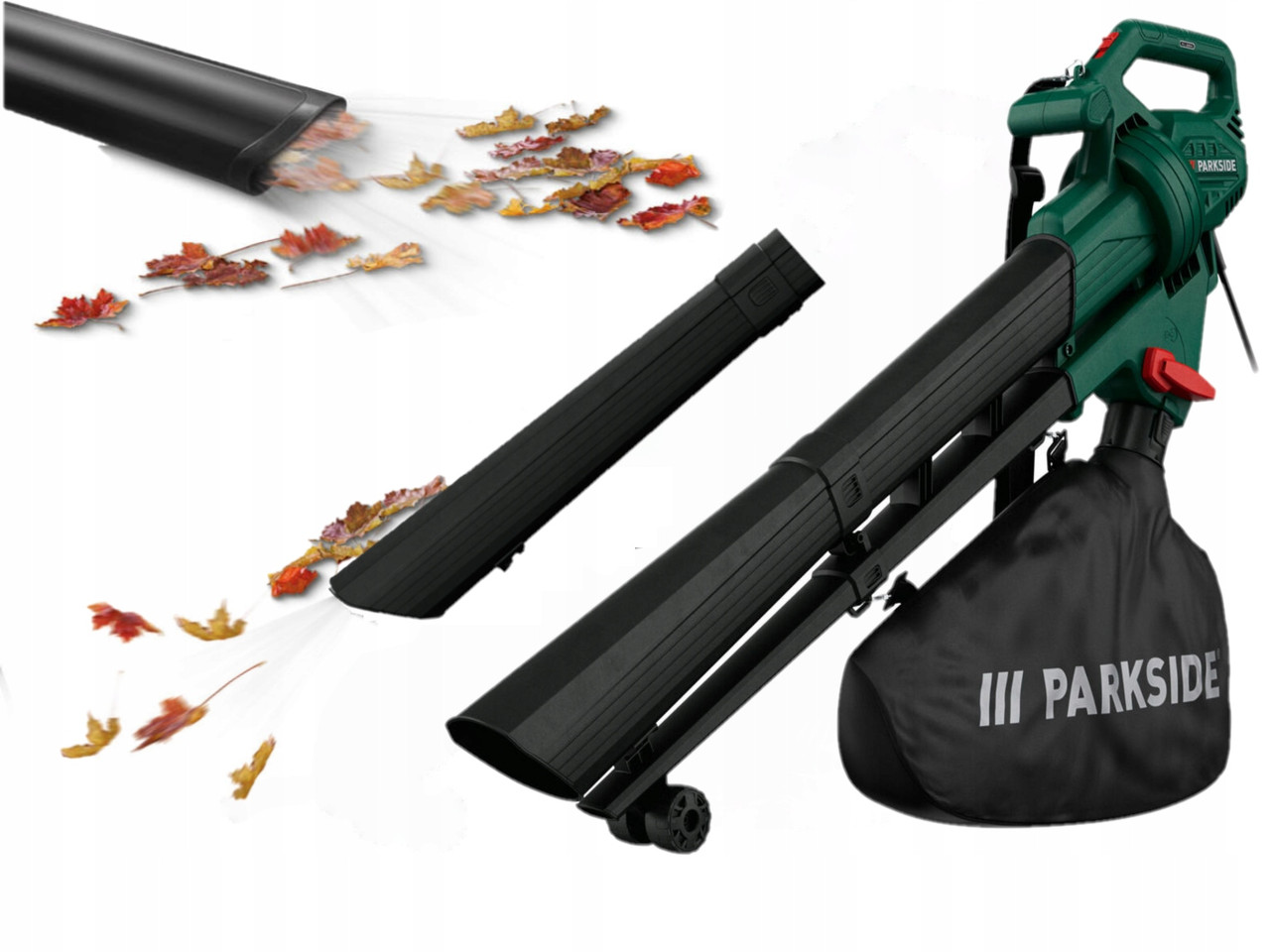 Купить Пылесос и воздуходувка для листьев Parkside PLS 2600 A1 Germany ...