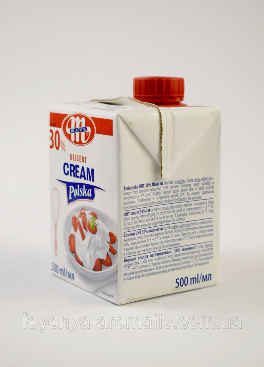 Сливки 30% Mlekovita Smietanka Polska, 500мл (Польша): продажа, цена в ...