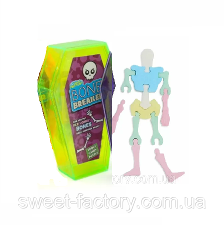 Скелет Crazy Candy Factory Bone Breaker Зелений 25g: продаж, ціна у ...