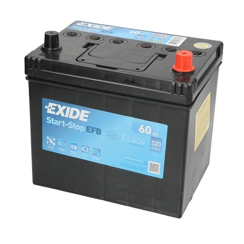 Акумулятор 60Ah-12v Exide START-STOP EFB (230х173х222), R, EN520 Азія, EL604 (ID#1675817081 ...