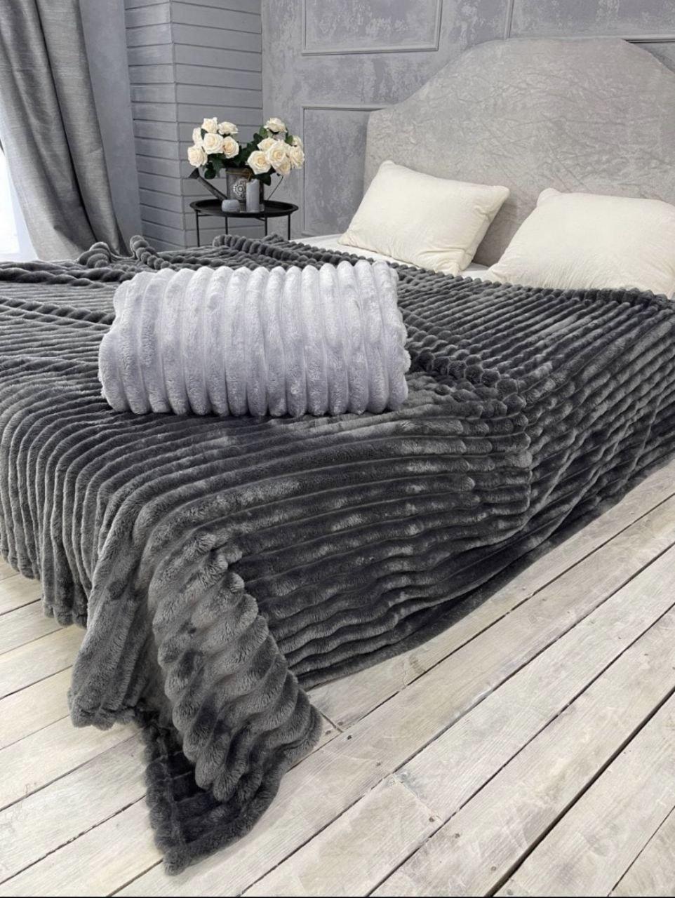 Королевский Плед Шарпей Из Бамбукового Волокна Евро 200*220 См Темно ...