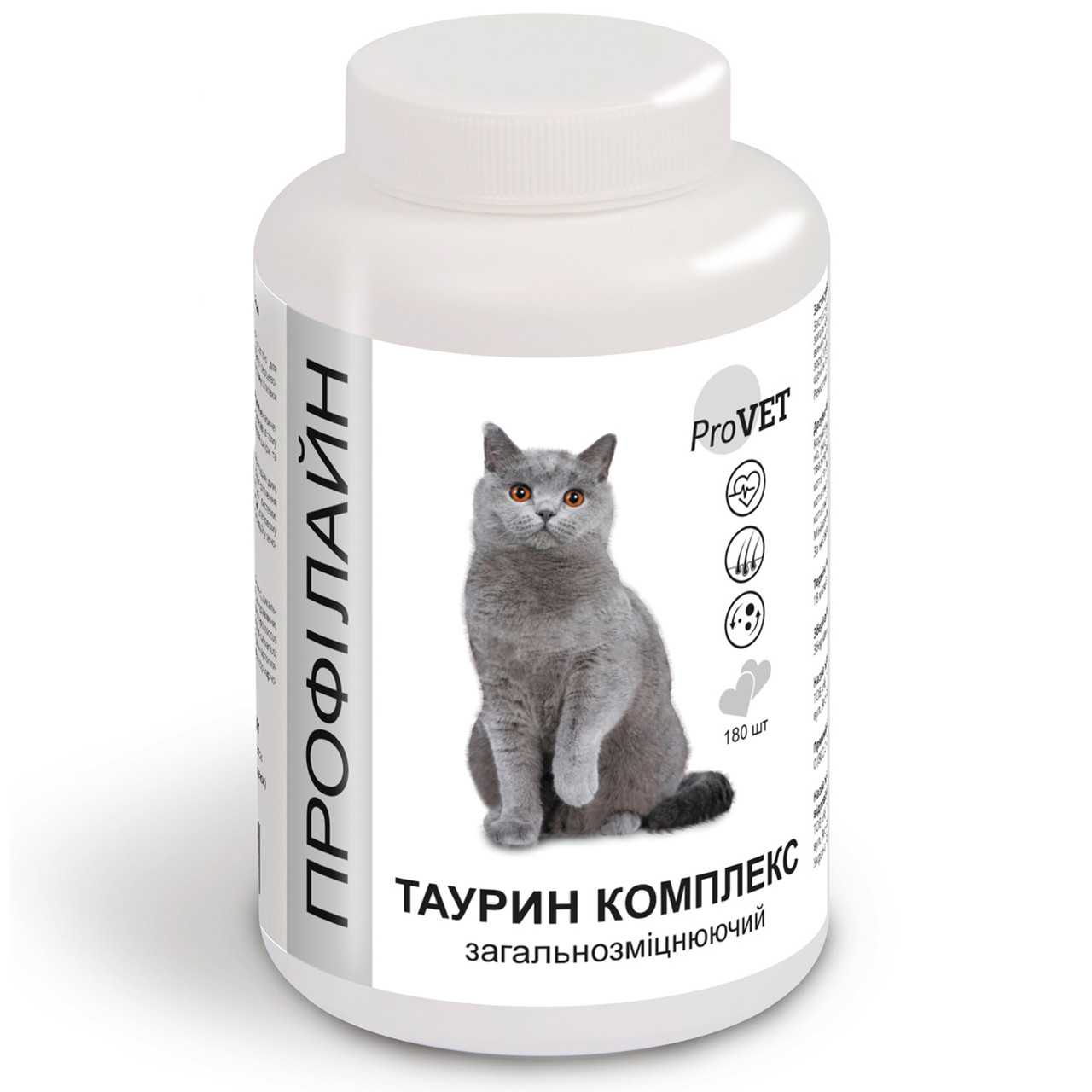Здоровье ProVET ProVET ПРОФИЛАЙН для Кошек ТАУРИН КОМПЛЕКС 180 Шт ...