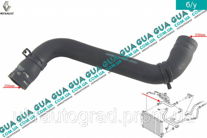 Патрубок / шланг системы охлаждения радиатора ( верхний правый ...