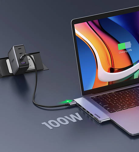 ONVIAN HUB USB-C адаптер для MACBOOK PRO AIR USB3.0 THUNDERBOLT 3 HDMI ...