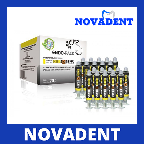 ENDO-PACK - ендо-шприци для промивання, CHLORAXID 5,25% Cerkamed (ID ...