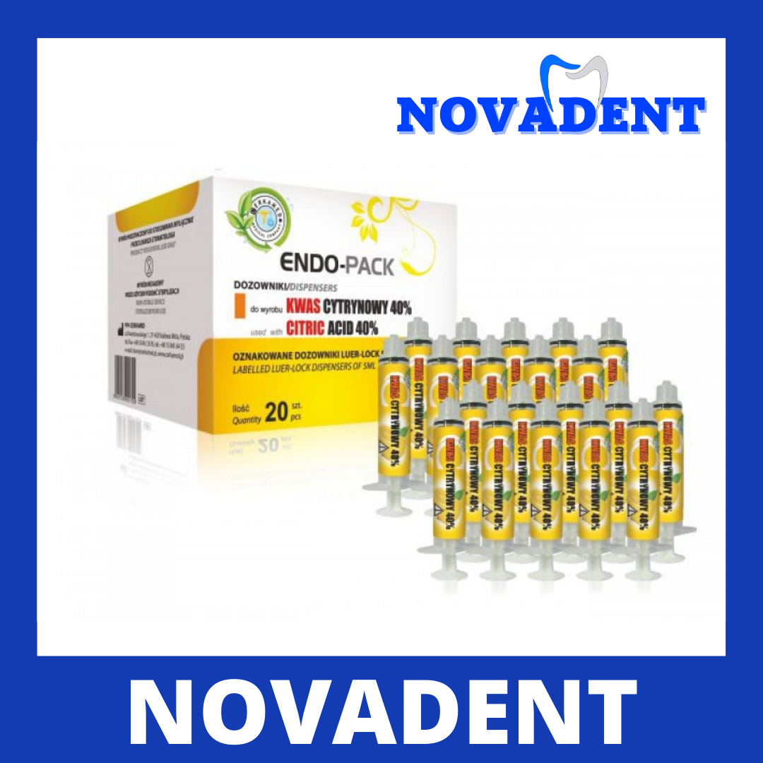 ENDO-PACK - ендо-шприци для промивання, CITRIC ACID 40% Cerkamed (ID ...
