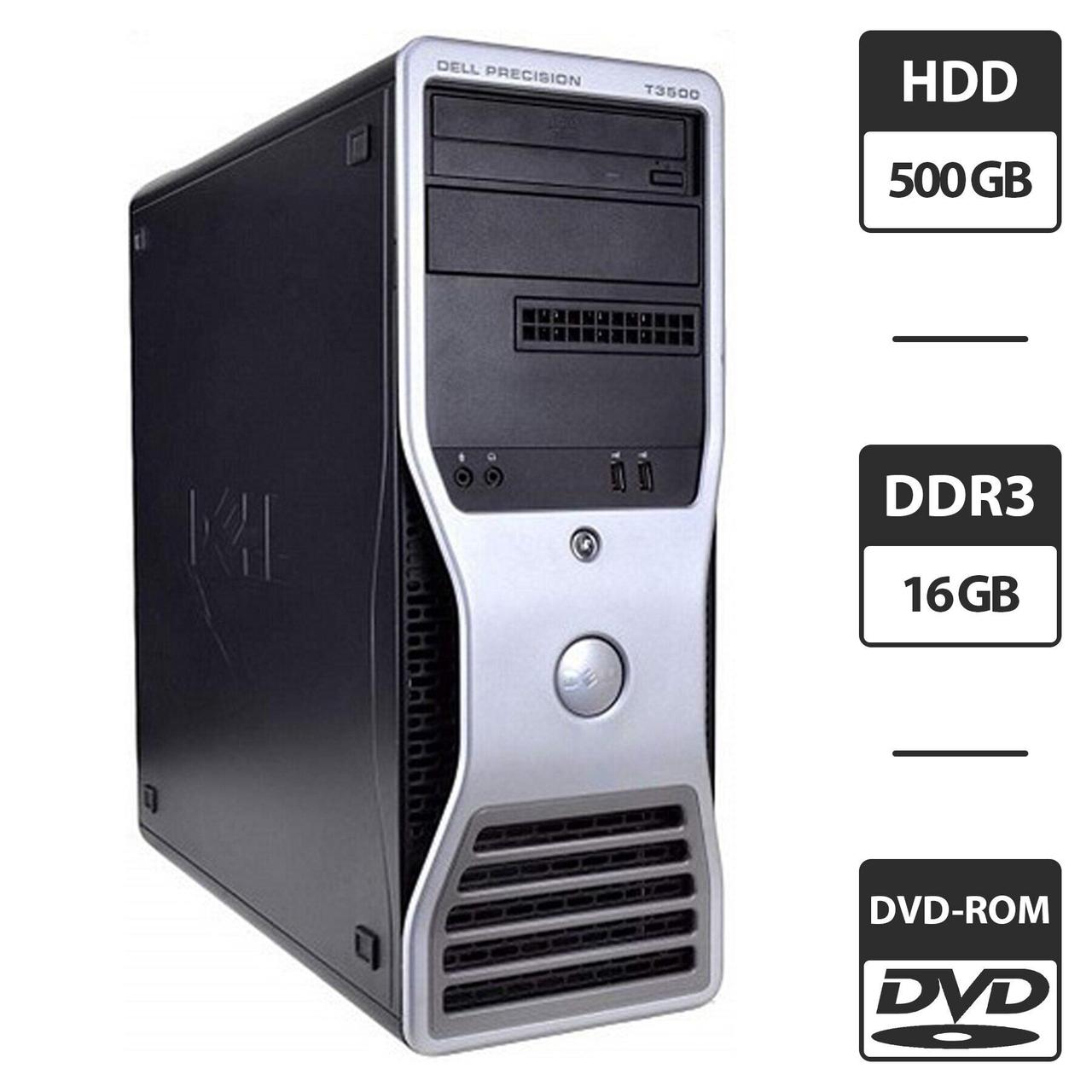 Компьютер Dell Precision T3500 Tower / Intel Core i7-920 (4 (8) ядра по ...