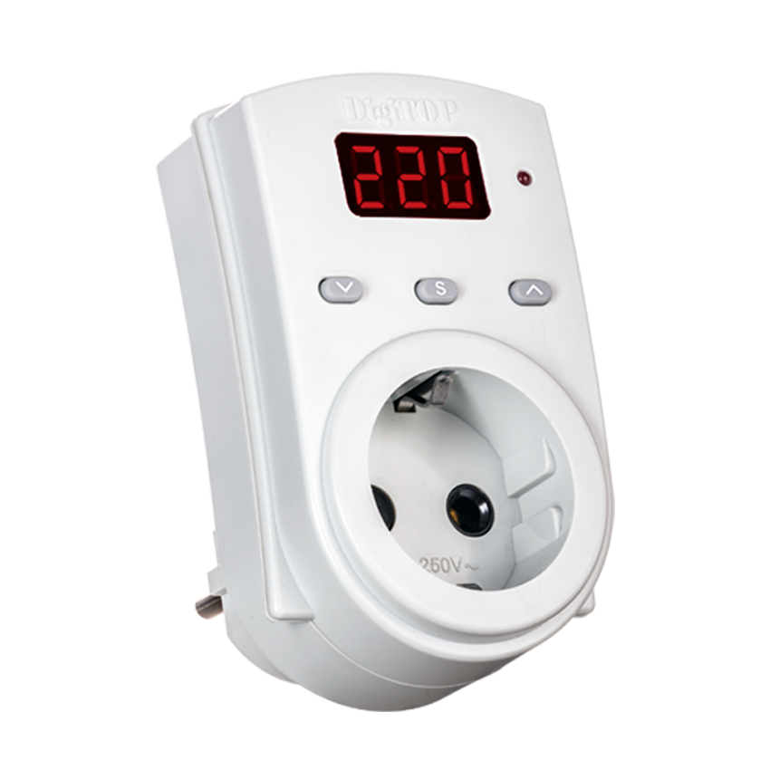 Купить Реле напряжения DigiTOP VP-10AS (для розетки), цена 724 ₴ — Prom ...