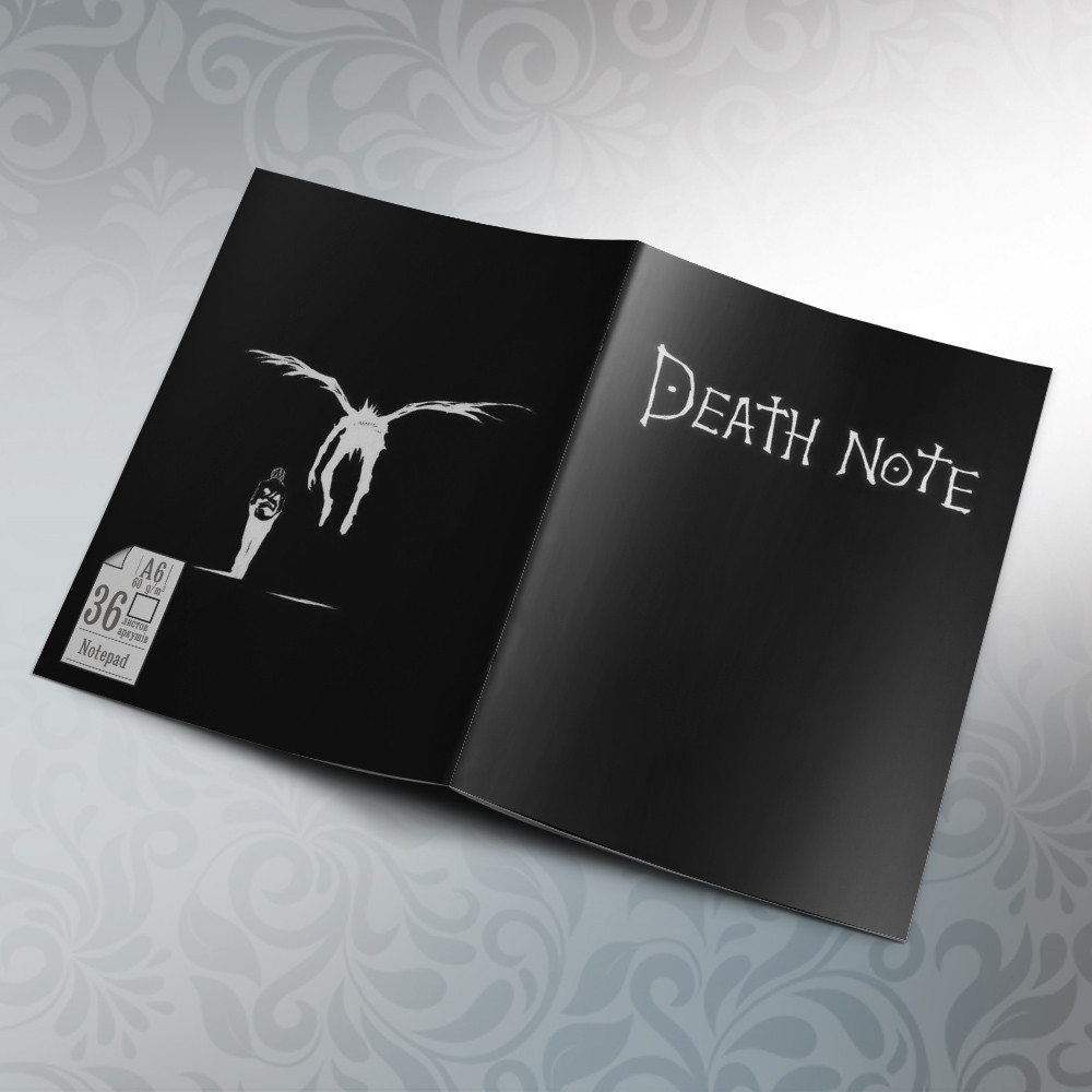 Купити Блокнот Аніме А6 на скобі Death note 36 аркушів 05, ціна 34 грн ...