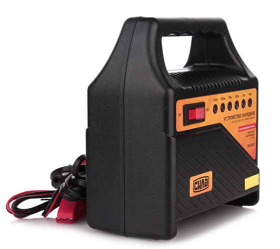 Купить Зарядное устройство для автомобильных аккумуляторов Сила 6-12В ...