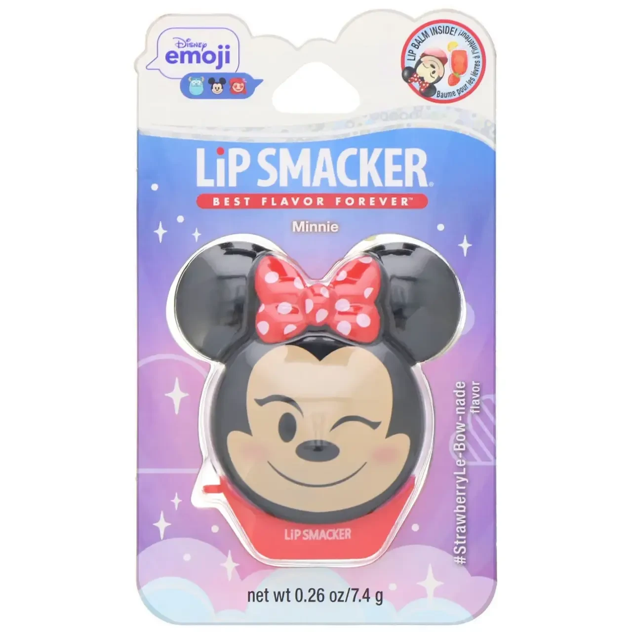 Lip Smacker Disney Emoji Minnie бальзам для губ клубничный 7 4 г