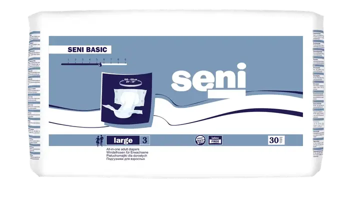 Подгузники для взрослых Seni Basic 3 large 30 шт (ID#1677740204), цена ...