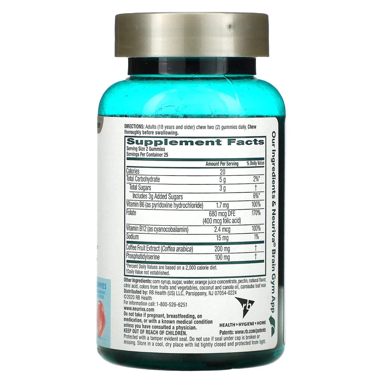 Купить Schiff, Neuriva Brain Performance, Plus, Strawberry, 50 Gummies ...