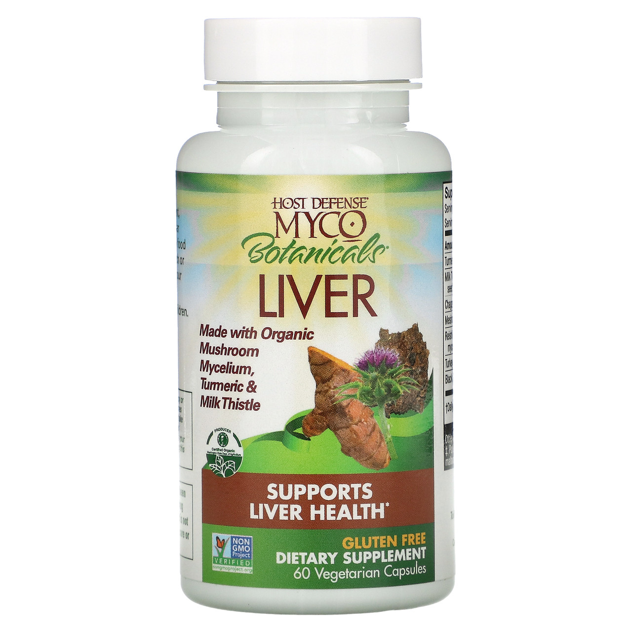 Купити Fungi Perfecti, Myco Botanicals Liver, Supports Liver Health, 60 ...