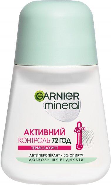 Дезодорант-ролик Garnier mineral "Активный контроль. Термозащита 72ч ...