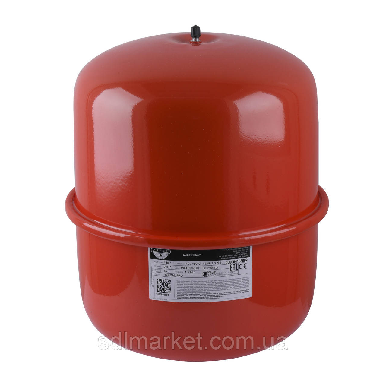 Бак Zilmet cal-pro для систем опалення 18л 4bar ( 1300001800) (ID#1279275889), ціна: 5694.30 ...