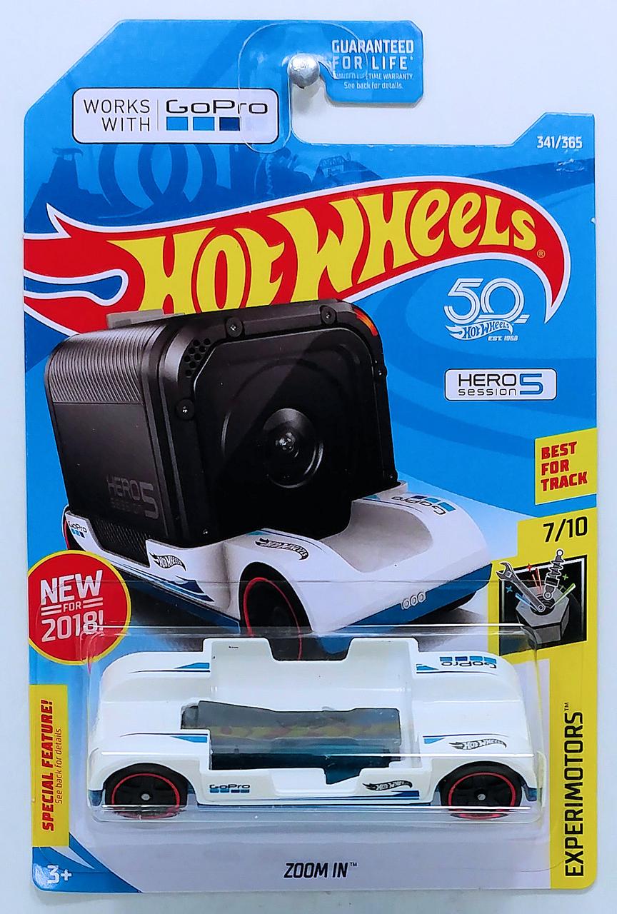 Машинка Hot Wheels - Zoom In - 2018 Experimotors (#341) - ДЕРЖАТЕЛЬ ДЛЯ ...