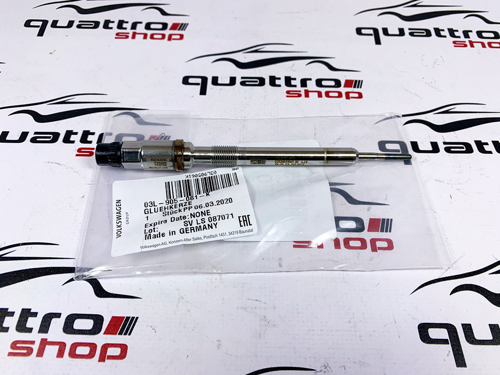 Свічка розжарення з датчиком тиску Audi A3 8V / A4 B9 / A5 B9 / A6 C7 ...