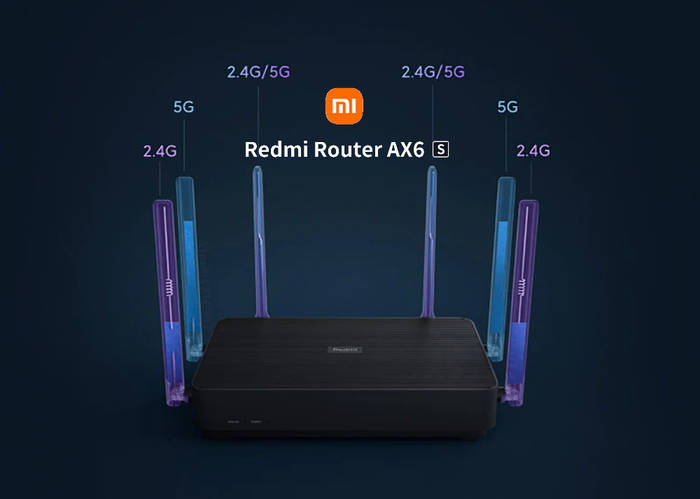Купить Роутер Xiaomi Redmi AX6S WI-FI 6 2.4 и 5 ГГц, цена 3645 грн ...