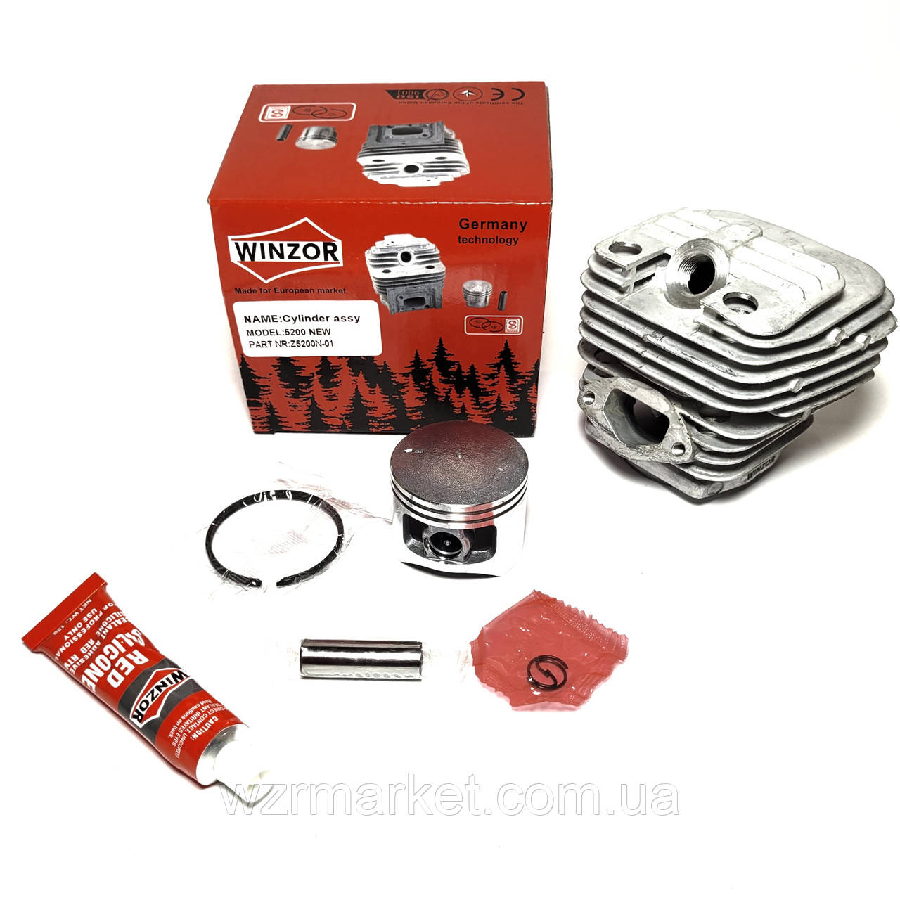 Циліндр в зборі GL5200 (д.-45мм.) WINZOR NIKASIL: продаж, ціна у ...