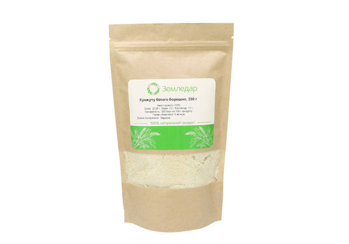 Купить Кунжутная мука Земледар 250 г, цена 60 ₴ — Prom.ua (ID#1678365230)