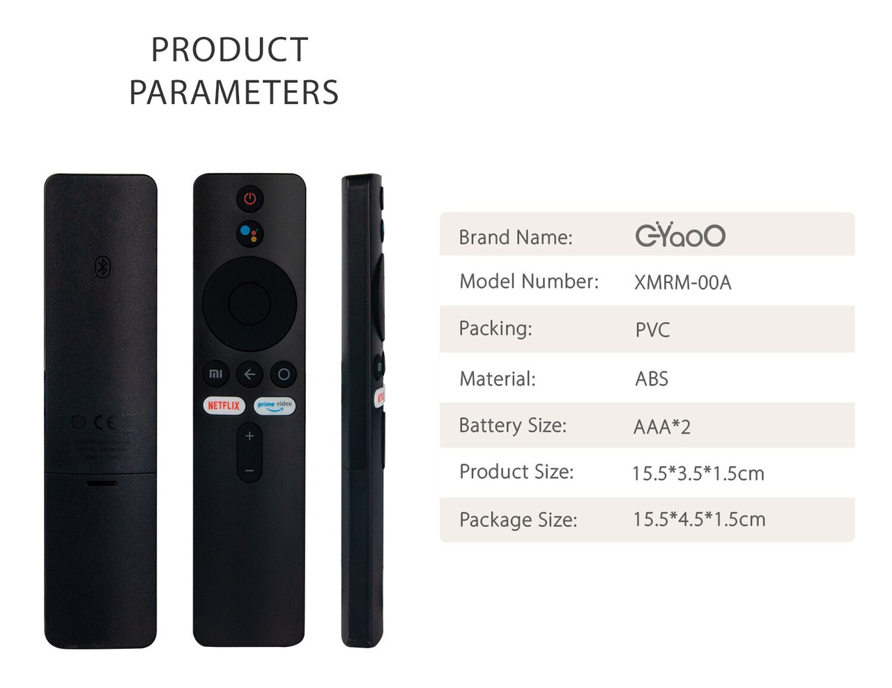 Купить Пульт управления для Xiaomi Mi Box S/Mi TV Stick Bluetooth XMRM ...