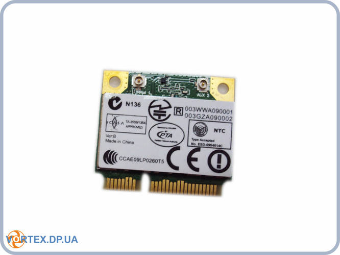 Wi-fi модуль HalfSize Mini pcie Qualcomm Atheros AR5B93 802.11 b,g,n ...
