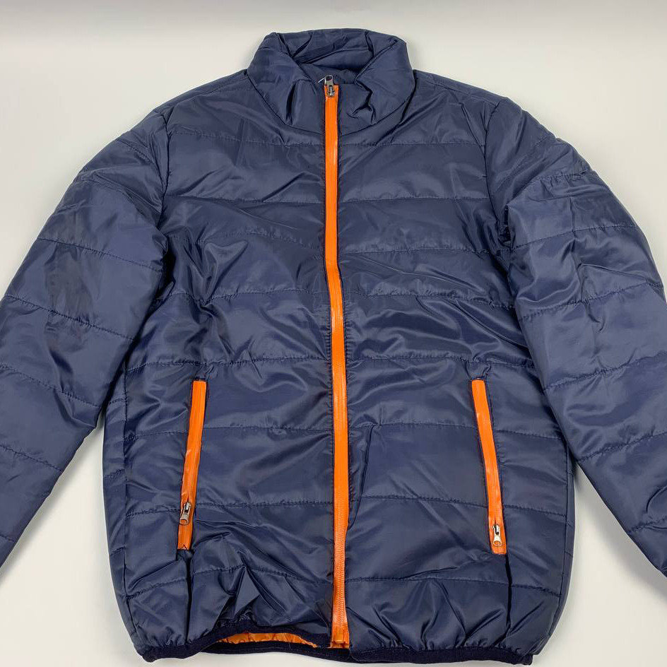 Мужская Куртка мужской Микропуховик на Весну Осень Цвет Темно синий Xs — Купить Недорого на