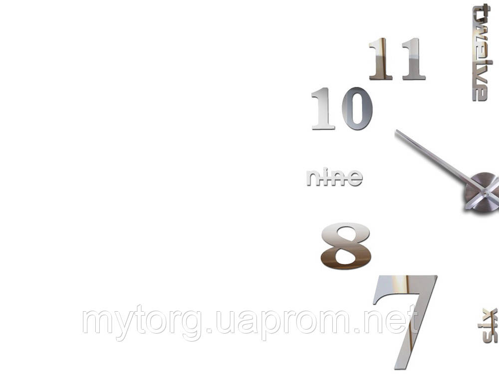 Купить Часы настенные Diy 3d зеркальные цена 257 25 ₴ — Prom Ua Id 1678619986