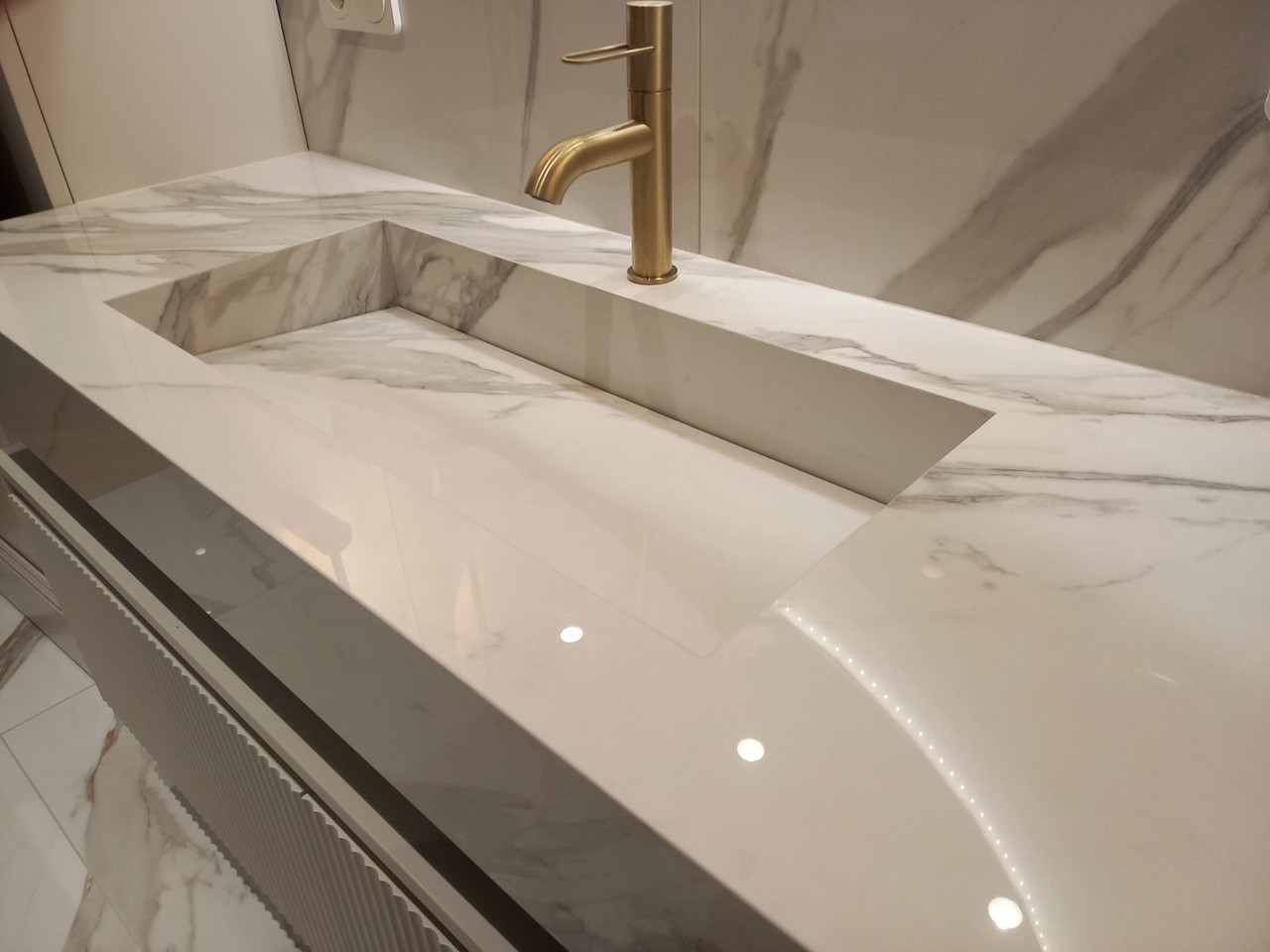 Раковина из керамогранита для ванной (ID#1678338206), цена: 33575 ...