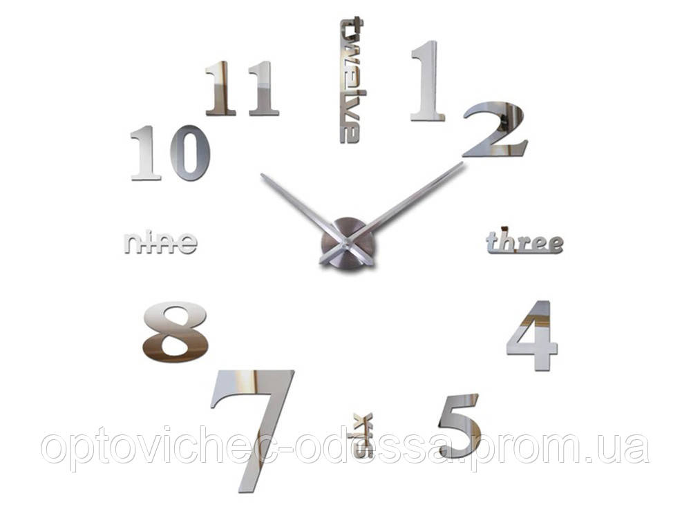 Купить Часы настенные Diy 3d зеркальные Хіт продажу цена 209 95 ₴ — Prom Ua Id 1678638622