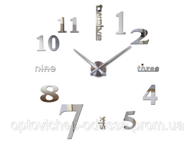 Купить Часы настенные Diy 3d зеркальные Хіт продажу цена 209 95 ₴ — Prom Ua Id 1678638622