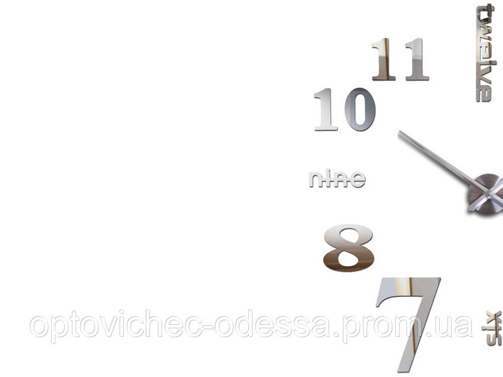 Купить Часы настенные Diy 3d зеркальные Хіт продажу цена 209 95