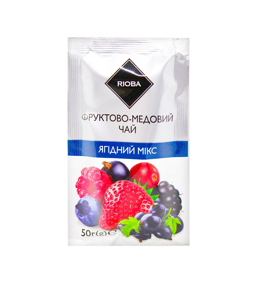 Чай Rioba концентрат ягідний мікс 50г, ціна 16.90 грн — Prom.ua (ID ...