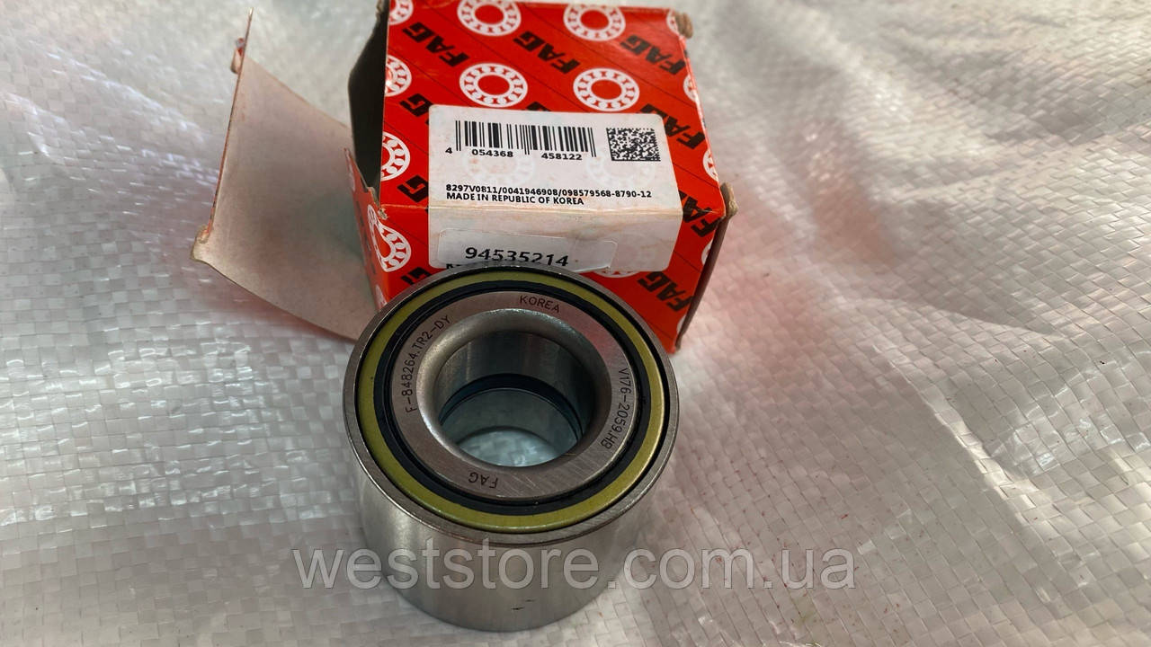 Подшипник ступицы Chevrolet Aveo Авео задний FAG DT255237HL\94535214 ...