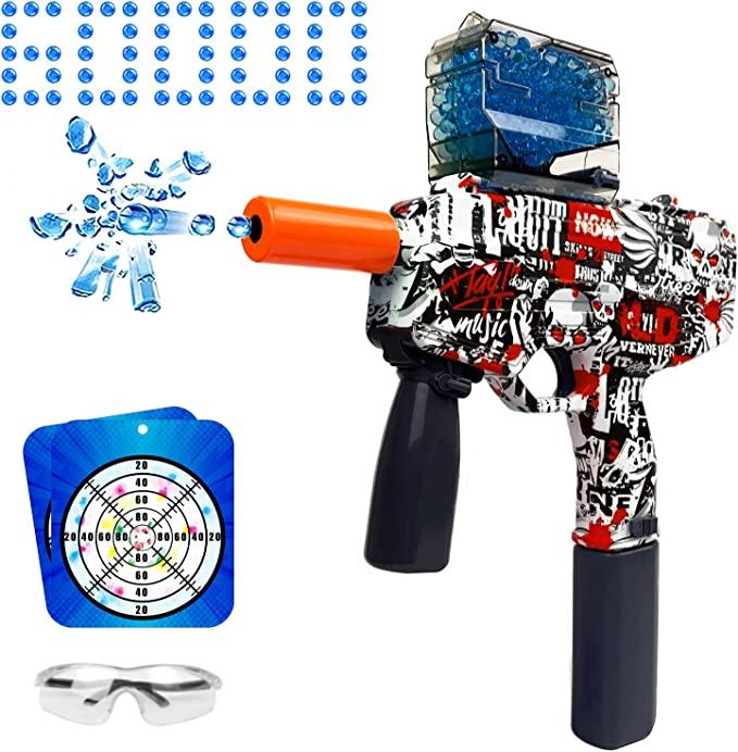 Gel Ball Blaster, Детский Автомат с 60000 Гелевыми Шариками и Очками ...