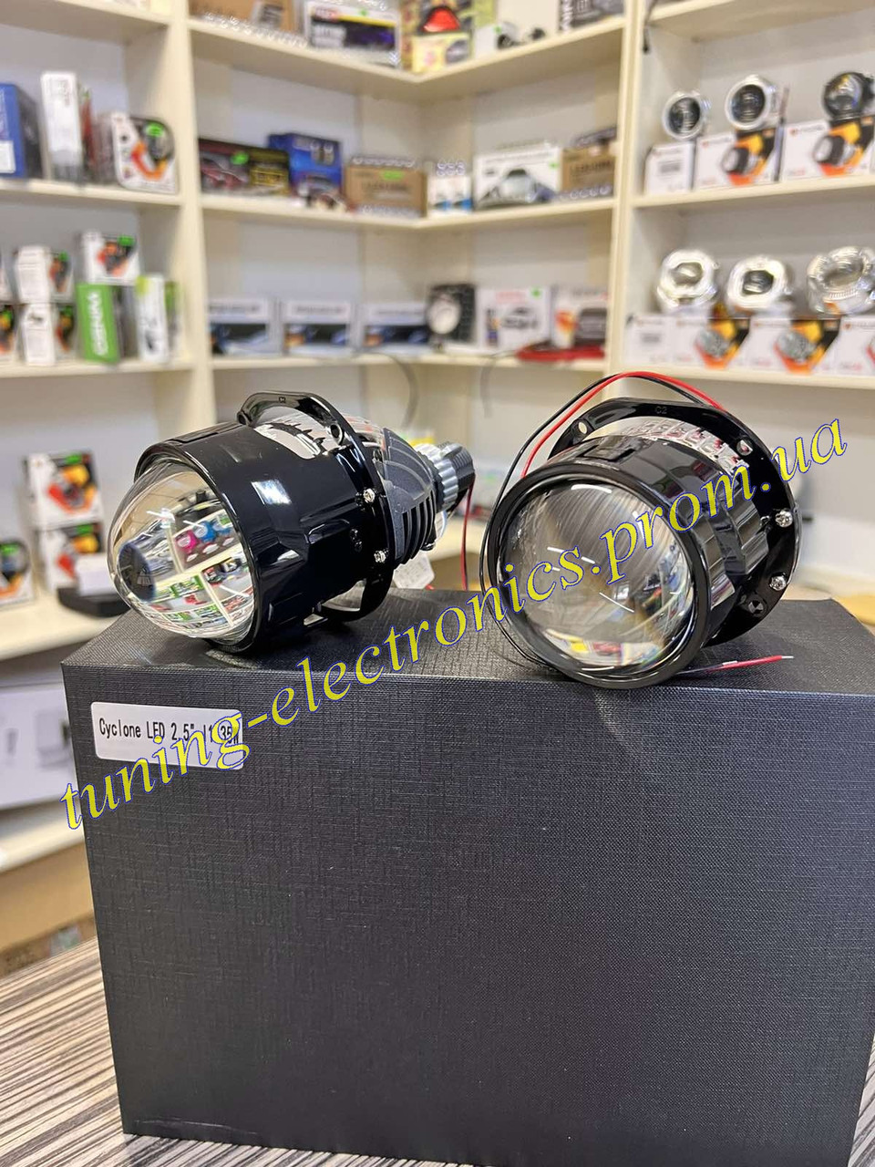 BiLed Светодиодные LED Линзы 2.5 Дюйма CYCLONE 35 Watt 5000K Би-лед BL ...