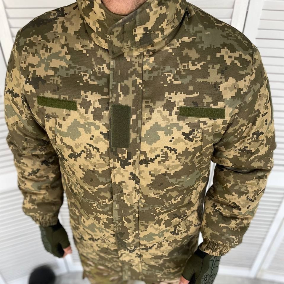 Бушлат Зимний Военный (Размеры 46 - 60) для ЗСУ Светлый Пиксель ...