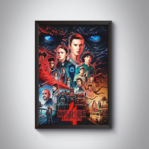 Купить Постер сериала Stranger Things Очень странные дела Сезон 4 (ST4 ...