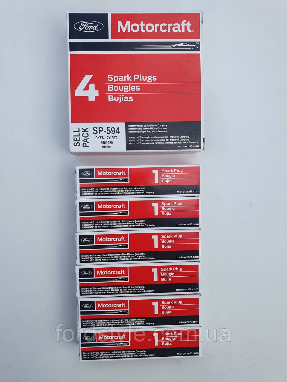 Свічки Ford F150 2.7; Motorcraft SP-594 (комплект 6шт): продаж, ціна у ...
