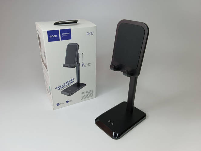 Держатель подставка для Телефона настольный Hoco PH27 Черный (ID ...