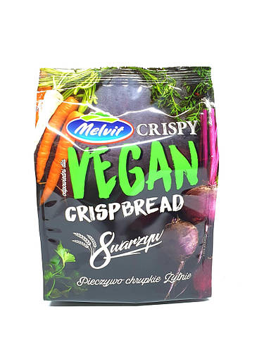 Хлібці Melvit WEGAN Crispbread, 8 Овочів (житні), 150 г (ID#1681202654 ...