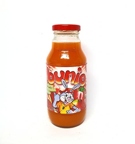 Купити Сік Bunio Полуниця+Яблуко+Морква, 330 мл., ціна 13.99 грн - Prom ...
